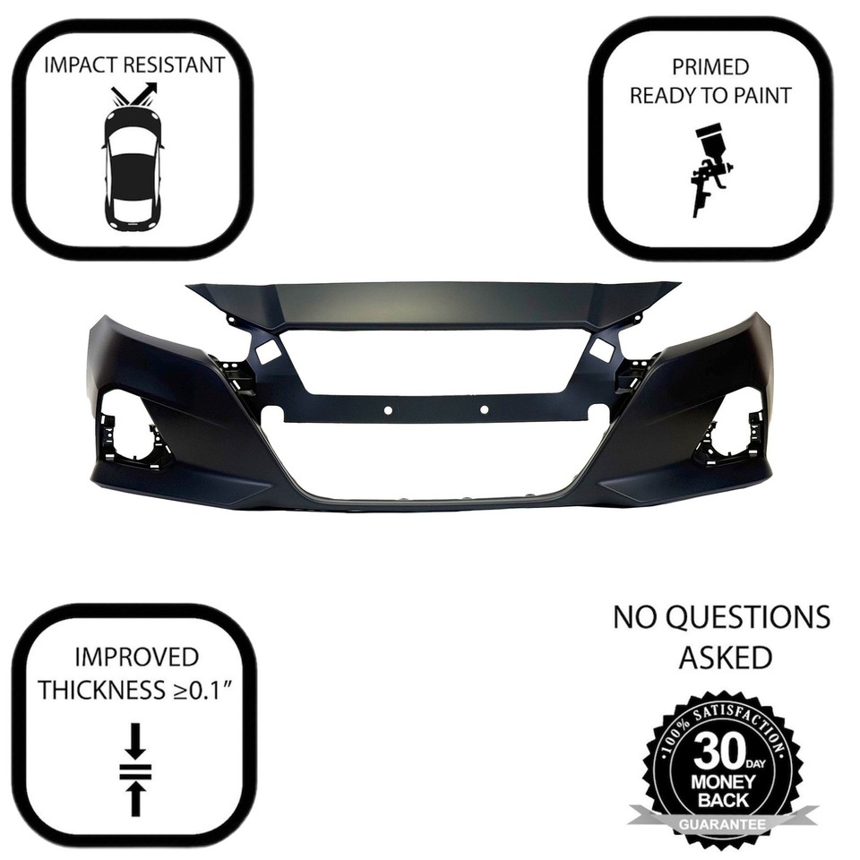 Front Bumper Cover for 2019-2021 Nissan Altima S SL SR SV 620226CA0H ...
