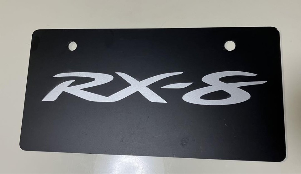MAZDA RX-8 display license plate | eBay