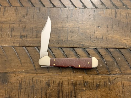 CASE XX LARGE COPPERLOCK KNIFE DARK RED BURLAP HANDLES w/BOX CS 2025 | eBay