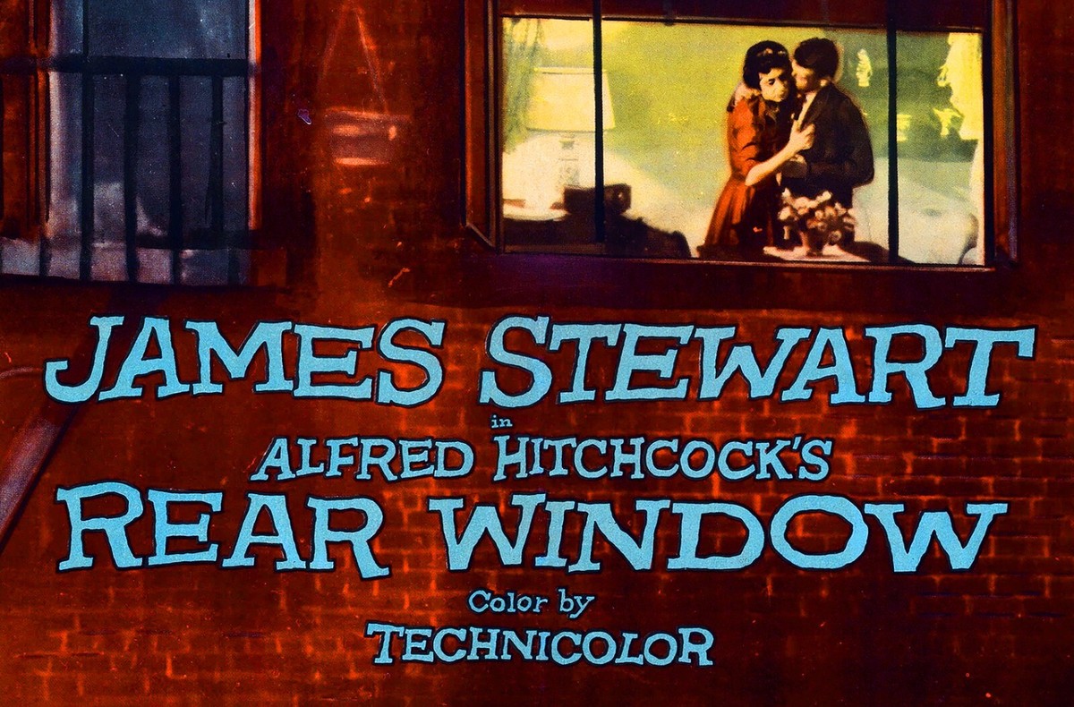 Rear Window Original Movie Poster Vintage Poster Society Hitchcock's
