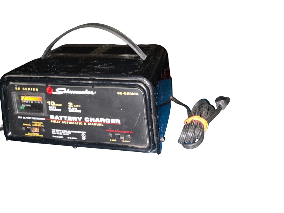 Schumacher 10/2 Amp 12 Volt Battery Charger SE-520MA MANUAL & FULLY ...