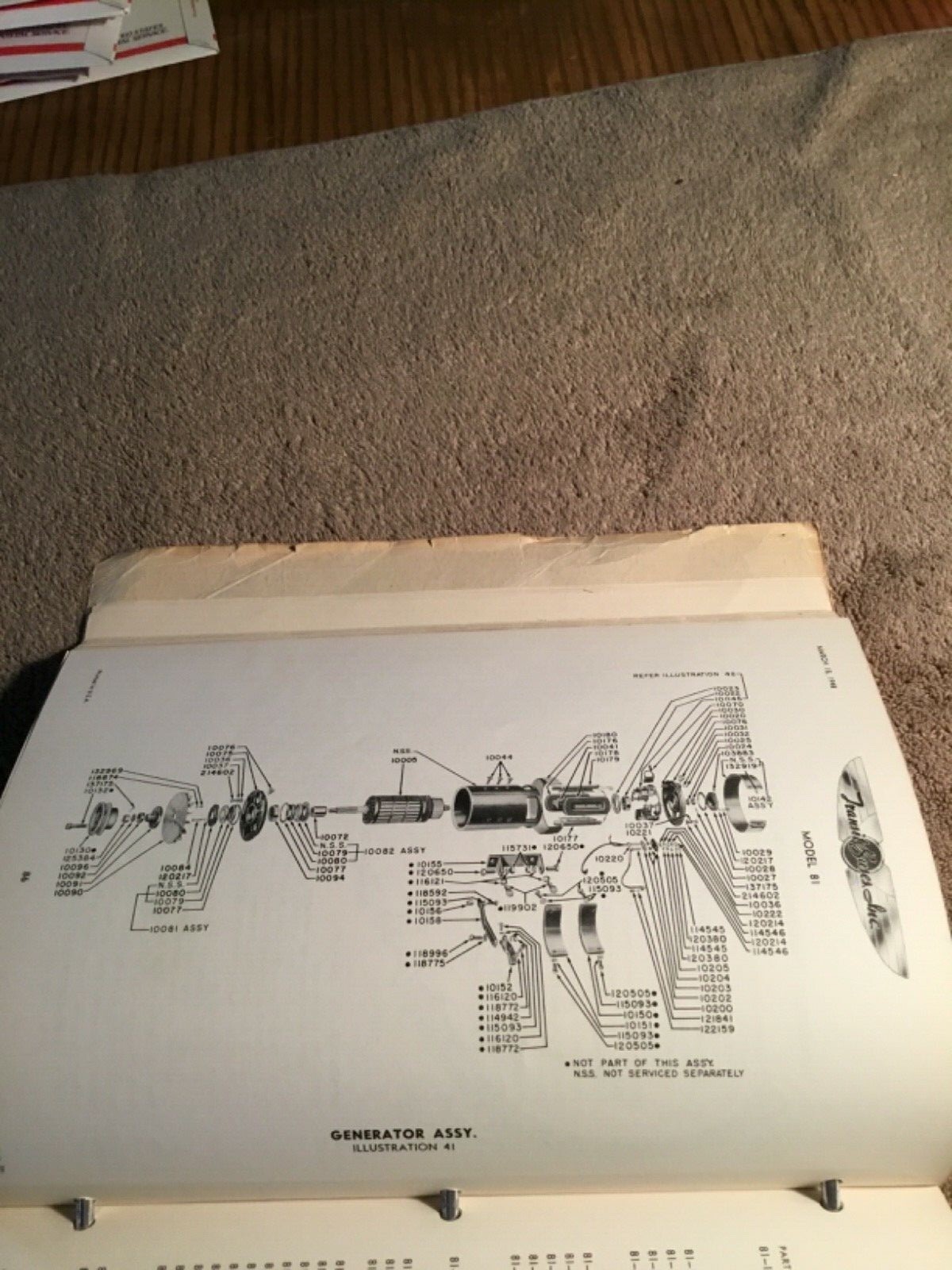 1948 1949 1950 1951 1952 TRANSIT BUS PARTS CATALOG MODEL 81 | eBay