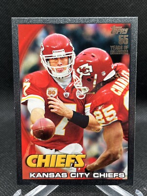 2010 TOPPS #35 KANSAS CITY CHIEFS Black KANSAS CITY CHIEFS /55 | eBay