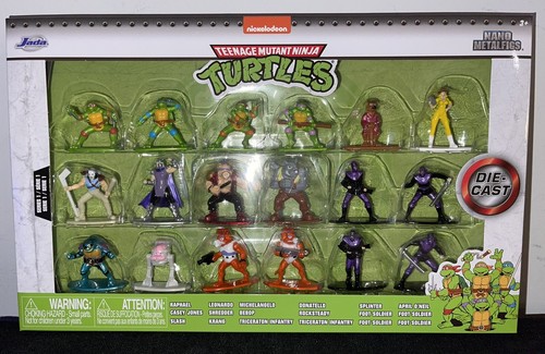 Nickelodeon TEENAGE MUTANT NINJA TURTLES TMNT Jada Nano Metal figs | eBay