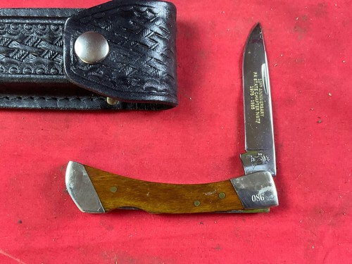 Vintage NEW 1975-1985 Queen Cutlery Folding Hunting Knife PA NWTF (#86 ...