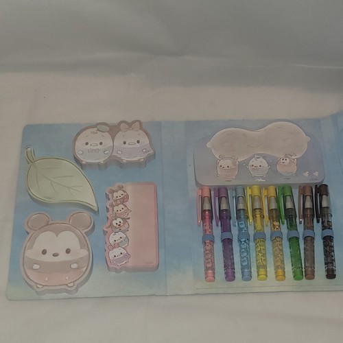 Walt Disney Ufufy Character Notebooks Stick Note Pads Set of 5 Mickey ...