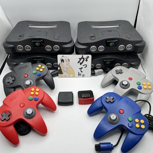 Nintendo 64 N64 Console Black up to 4 Controllers Tested NTSC-U/C, NTSC ...