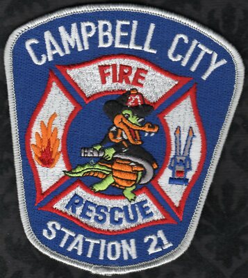 👀😜😍👌 Campbell City Florida Fire Rescue Station 21 Patch | eBay