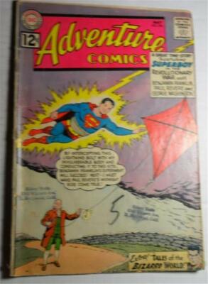 ADVENTURE COMICS 296 MAY 1962 SUPERBOY REVOLUTIONARY WAR BIZARRO WORLD ...