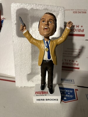 2020 MADISON CAPITALS HERB BROOKS USA HOCKEY GOLD MEDAL SGA BOBBLEHEAD ...