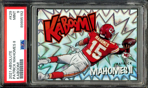 2021 Panini Absolute Patrick Mahomes Kaboom #K29 PSA 9 | eBay