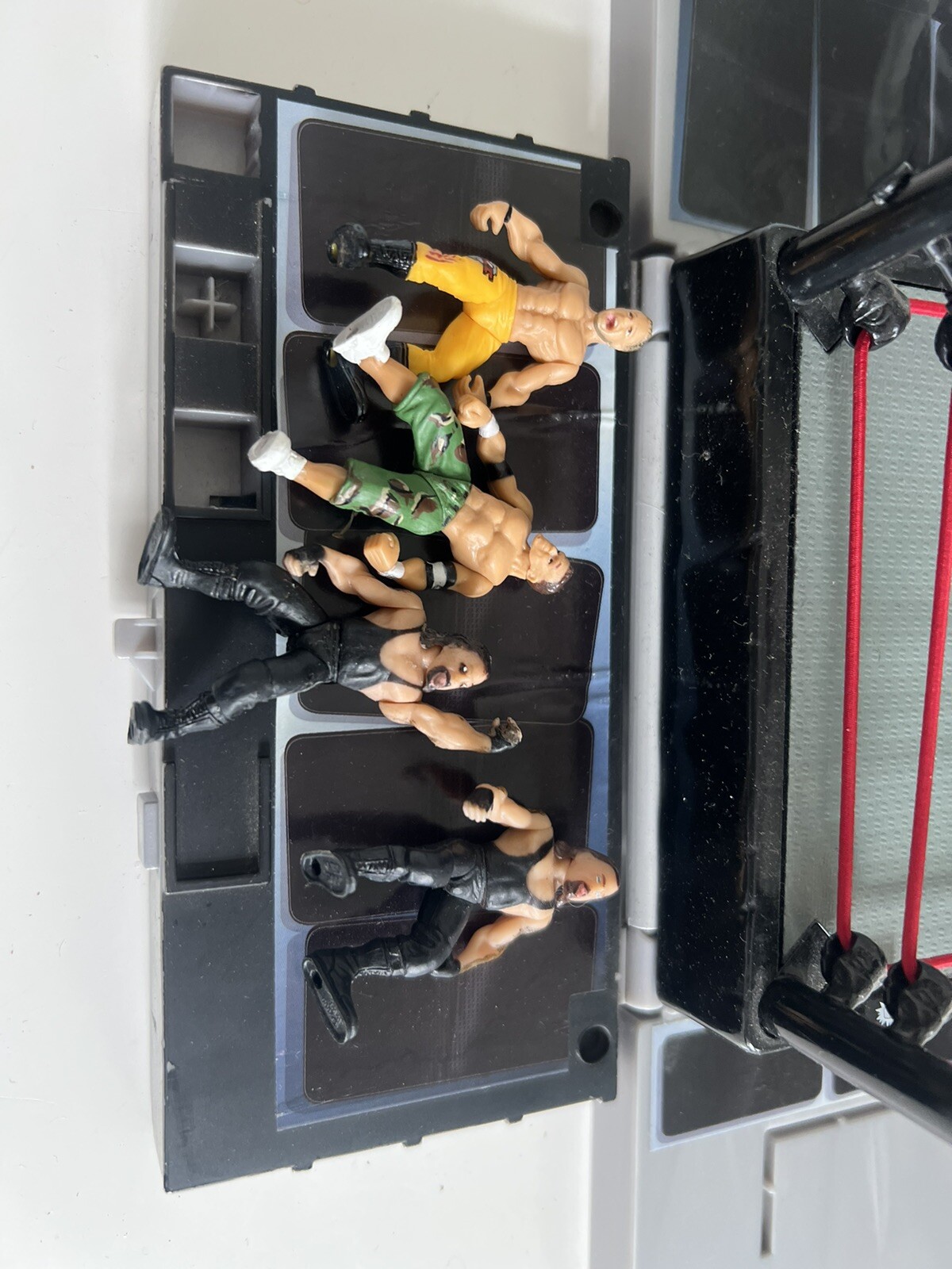 WWE Mini Wrestling Ring With Mini Figures | eBay Australia