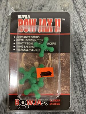 BowJax Ultra BowJax II String Silencer, 4 Pack Flo Green | eBay
