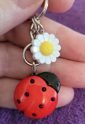 *Cute Ladybug Key Chain #9 - Mother Nature - Handbag Backpack Charm ...
