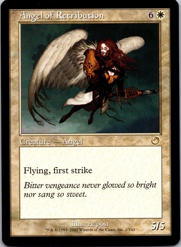 Angel of Retribution [Torment] Magic MTG 2002 Never Played NP 1/143 | eBay