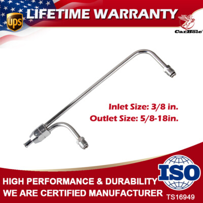 Carburetor Dual Feed Fuel Line For Holley 3310 4160 Double Pumper Fit 3 ...