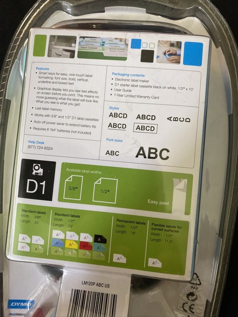 Dymo LabelManager 120P Label Thermal Printer for sale online | eBay