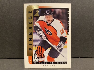 1996-97 Pinnacle Be A Player Auto Auto Mikael Renberg #91 Auto Hockey ...