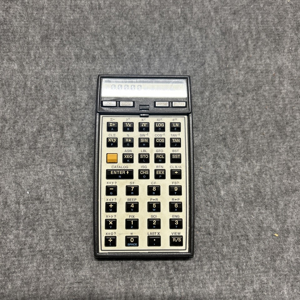 Hewlett Packard HP-41CV Programmable Scientific Calculator X Mem STRC ...