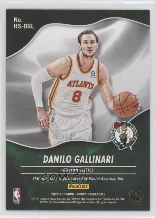 2022-23 Panini NBA Hoops Hot Signatures Danilo Gallinari #HS-DGL Auto ...