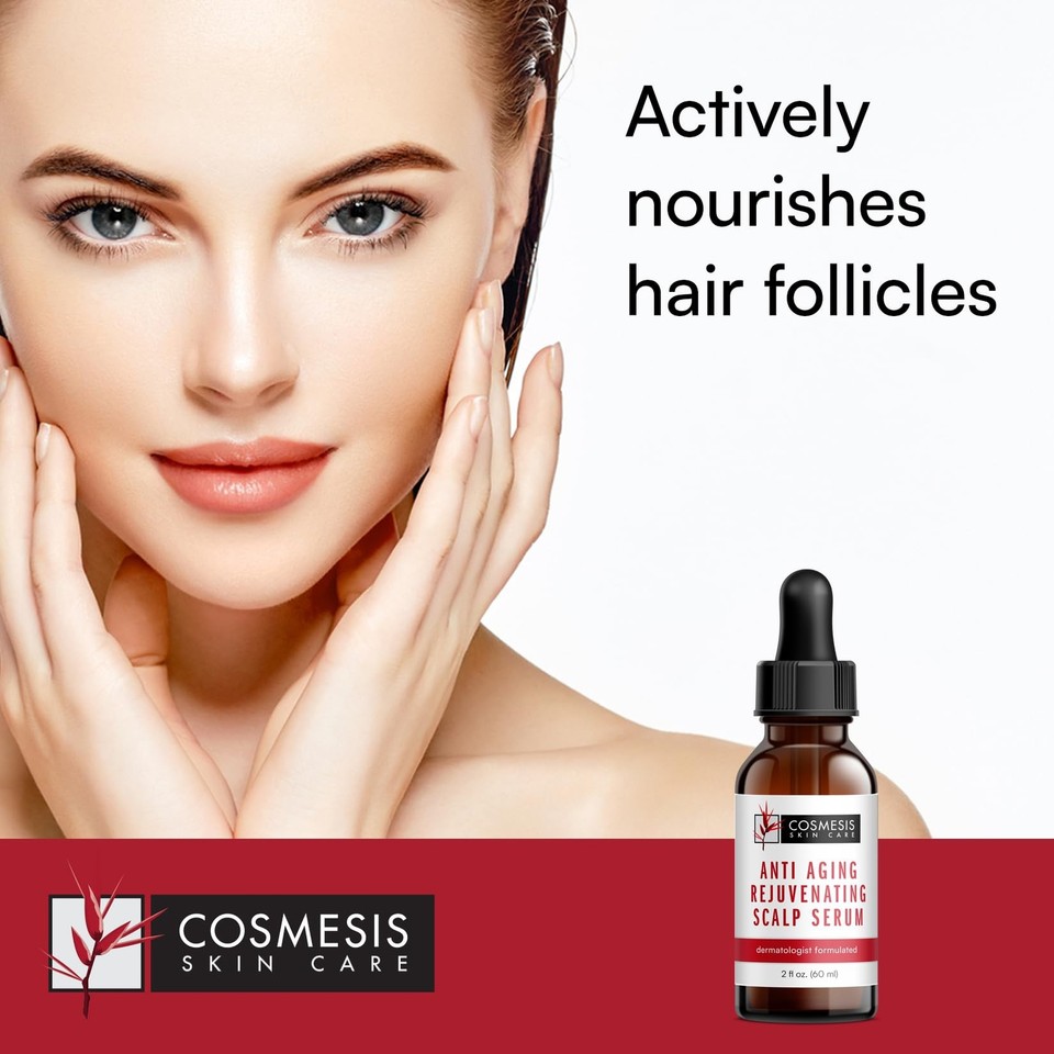 Cosmesis Skin Care Anti-Aging Rejuvenating Scalp Serum - Nourish, Grow ...
