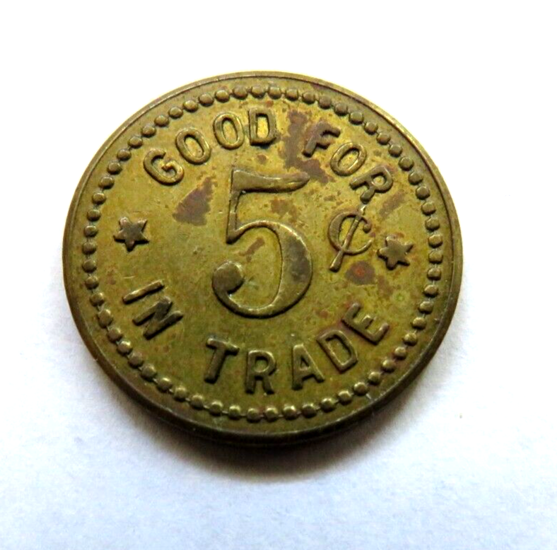 K.P.M. CO. KINZUA, OREGON GOOD FOR 5 CENTS IN TRADE LUMBER TOKEN | eBay