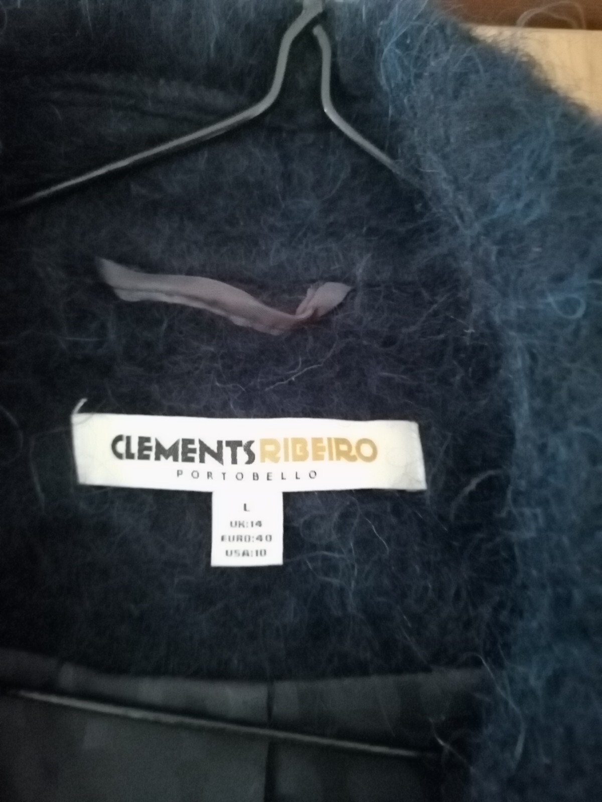 Clements Ribeiro Mantel Coat Jacke Blau 40 L | eBay.de