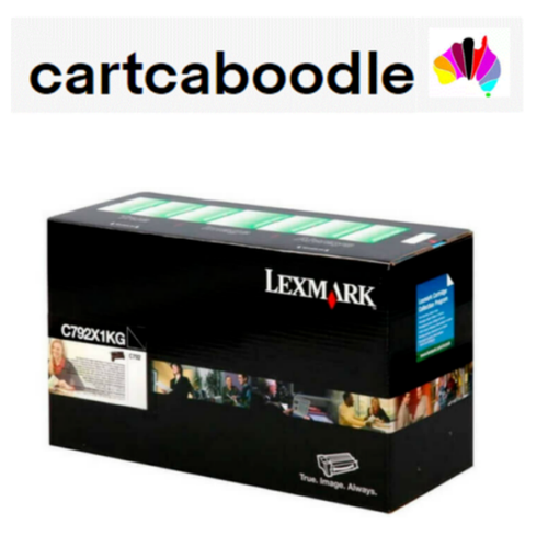 NEW Lexmark C792X1KG Extra High Yield BLACK Toner Genuine Lexmark for ...