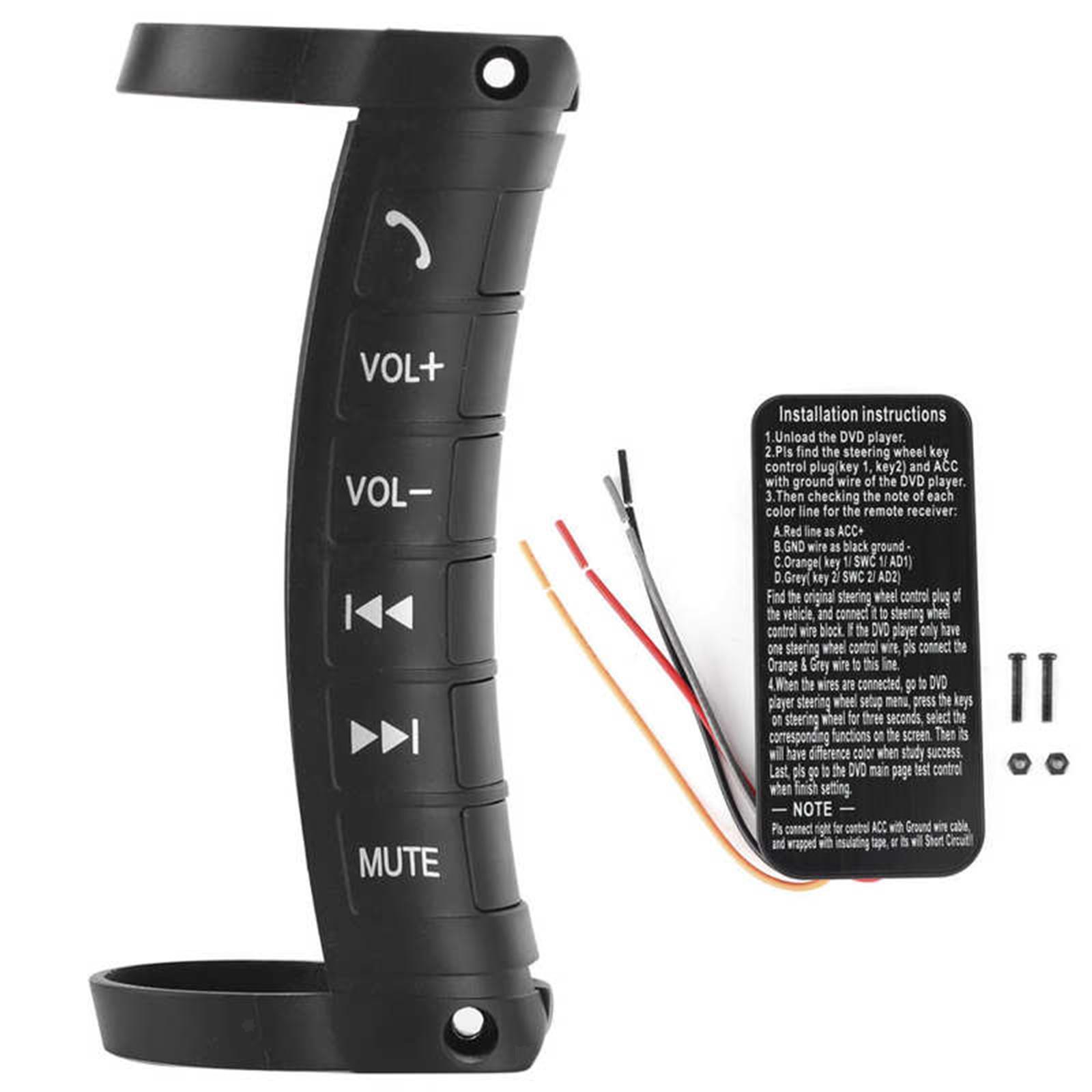 RC Button Car for audio Steering Wheel Wireless Bluetooth Universal | eBay