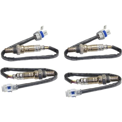 O2 Oxygen Sensors Set of 4 Driver & Passenger Side Downstream Upstream ...