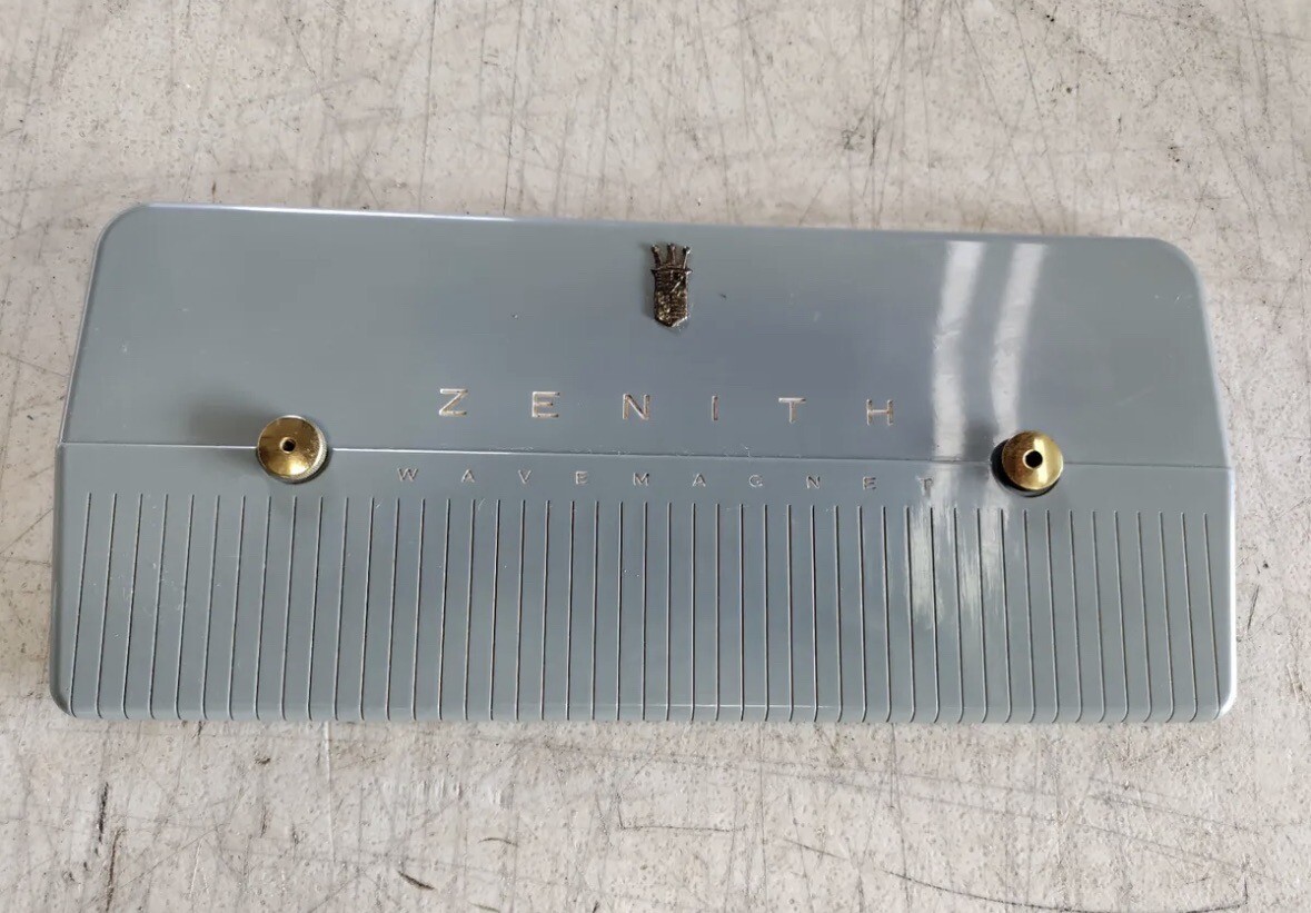 Vintage Zenith Transoceanic Radio Wave Magnet Antenna 12 1/2" x 5 1/2 ...