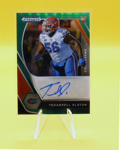 Tedarrell Slaton 2021 Panini Prizm Draft Picks Green Prizm Auto Florida ...