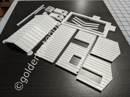 O Scale Guard Shack 3D Printed Structure Kit, White PLA+, In Stock ...