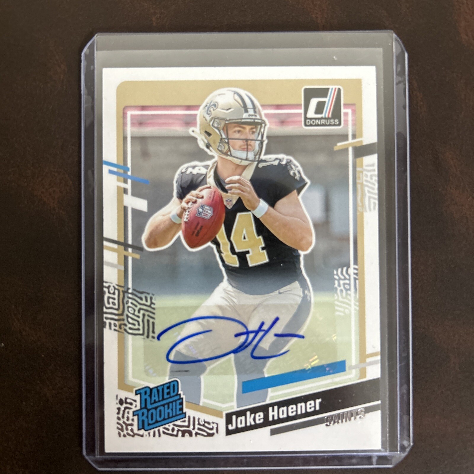 2023 Panini Donruss Jake Haener #374 Rated Rookie AUTO Base Autograph ...