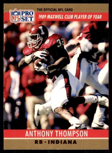 1990 Pro Set Anthony Thompson Football Cards #22 | eBay