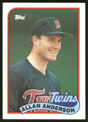 1989 Topps #672 Allan Anderson | eBay