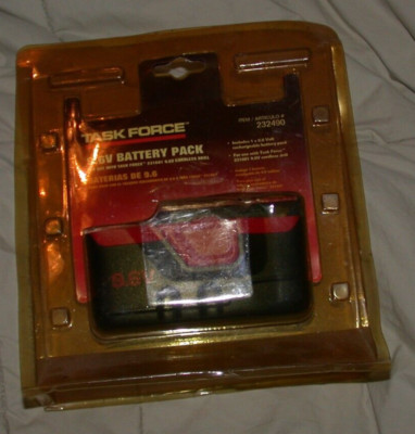 Task Force 9.6-Volt Rechargeable NiCd Battery Pack, Model 232490 New ...