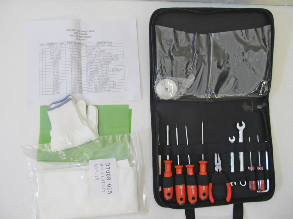Agilent G7077-60566 GC/MS Tool Kit and Cleaning Supplies - NEW - FAST ...