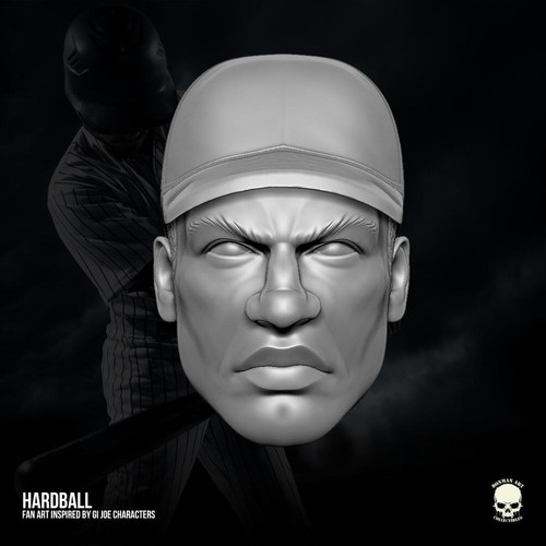 Hardball v3 multi shot grenadier custom head for GI Joe action figures ...