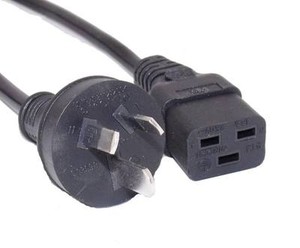15AMP 2m Mains Power Cable/Cord Australian 15A 3-Pin Socket.2 Meters,15 ...