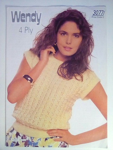 Wendy - Ladies Summer Top - Knitting Pattern | eBay