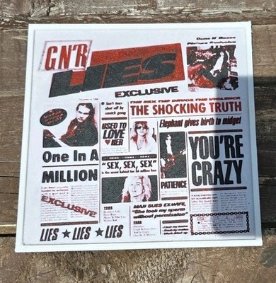 3D printed Guns n' Roses GnR Lies Album Artwork | eBay