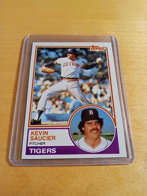1983 Topps #373 KEVIN SAUCIER Detroit Tigers Baseball Card, Pitcher ...
