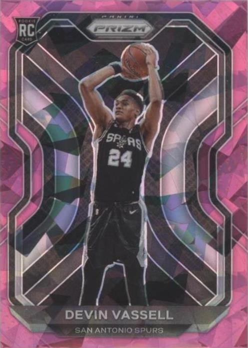 2020-21 Panini Prizm - Devin Vassell #252 Pink Ice Prizm (RC) for sale ...
