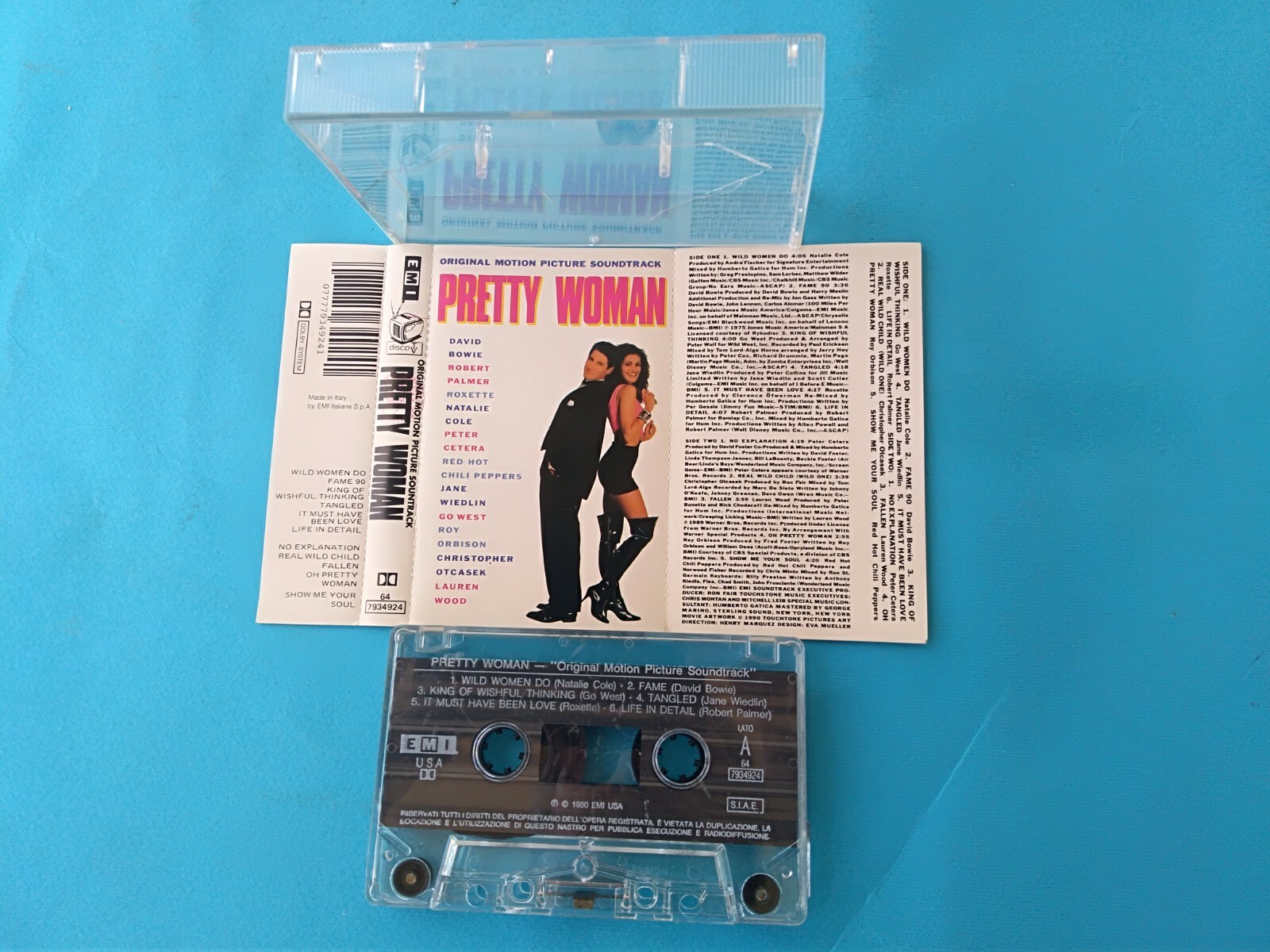 PRETTY WOMAN ROXETTE NATALIE COLE OST MC TAPE EMI ITALIA NUOVA NON ...