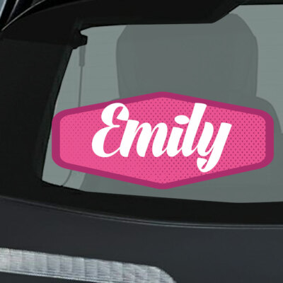 Emily Name Sticker Decal 3.5x8 inc | eBay