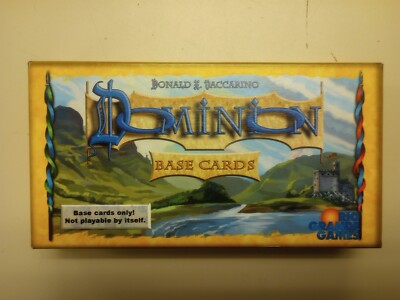 Rio Grande Board game Dominion - Base Cards 250 Cards Made In Germany ...
