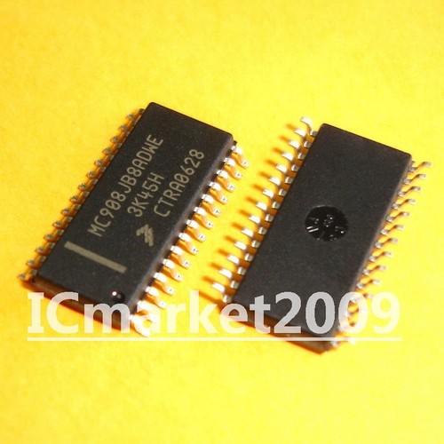 10 PCS MC908JB8ADWE SOP-28 MC908JB8 MC908 Microcontrollers 8-Bit MCU ...