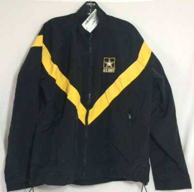 US ARMY APFU UNISEX JACKET BLACK & GOLD, M-R, 8415-01-623-8627, NEW ...