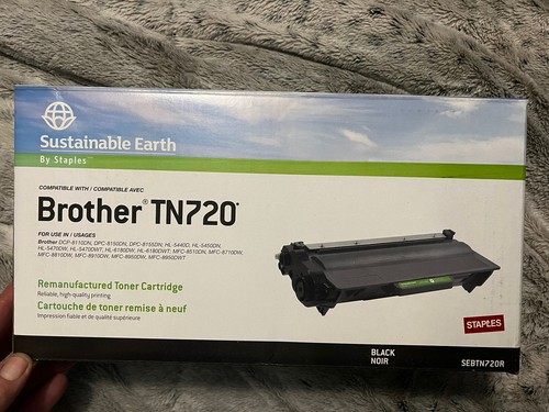 Staples Remanufactured Black Toner Cartridge Brother TN-720 (SEBTN720R ...